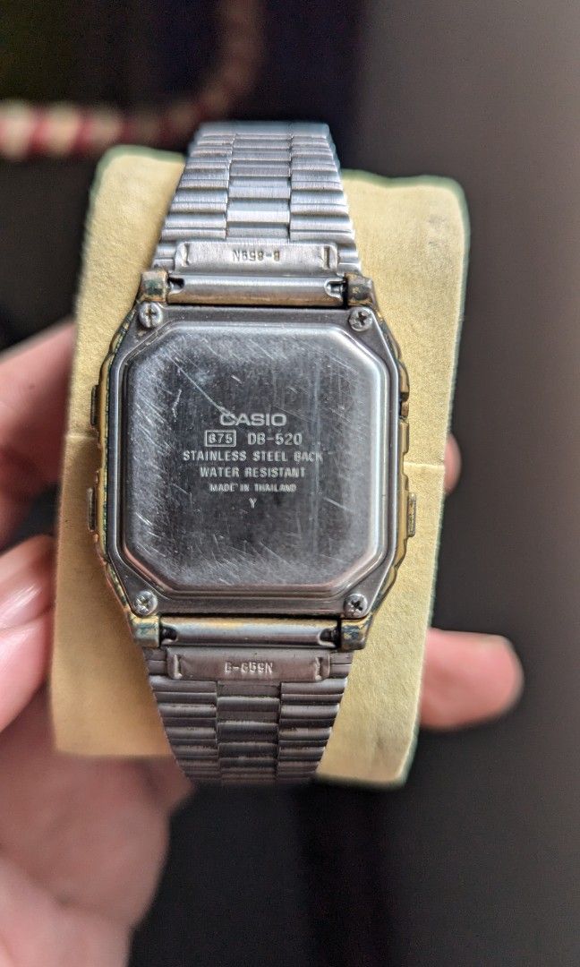 Vintage Casio Data Bank DB-520 Unisex, Men's Fashion, Watches ...