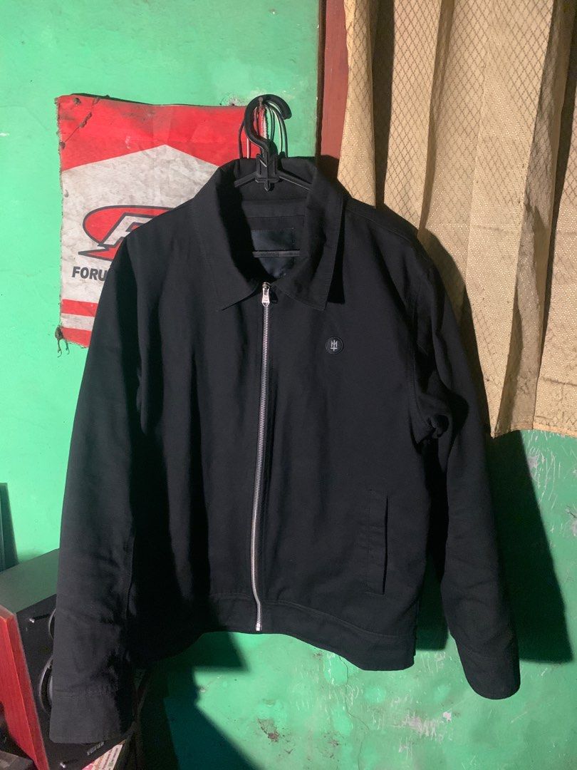 Work jacket maternal disaster climb black, Fesyen Pria, Pakaian , Baju ...