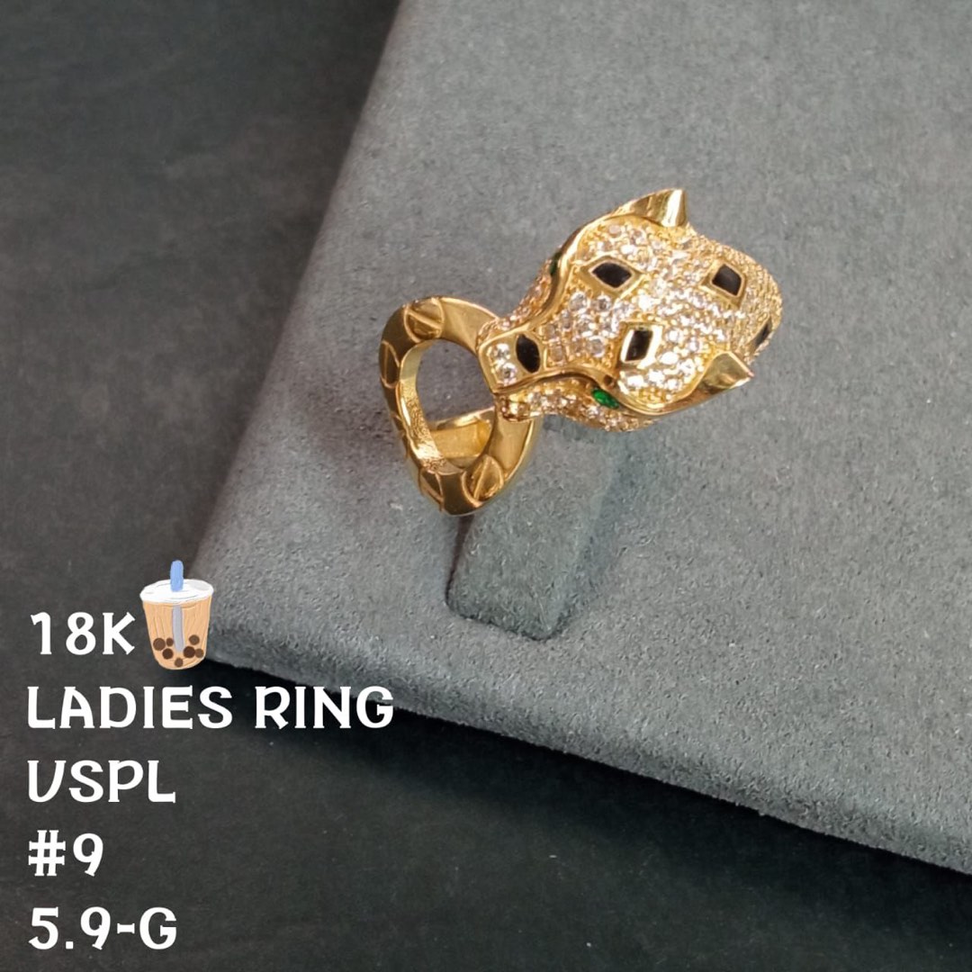YG Panther Car.tier Ring, Women's Fashion, Jewelry & Organizers, Rings ...