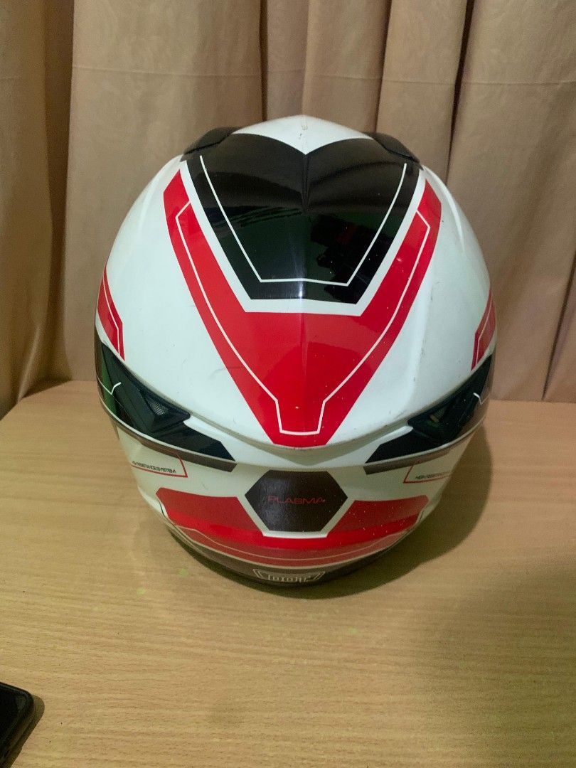Zeus Helmet Z811 Red Black / Helm Zeus, Motor di Carousell