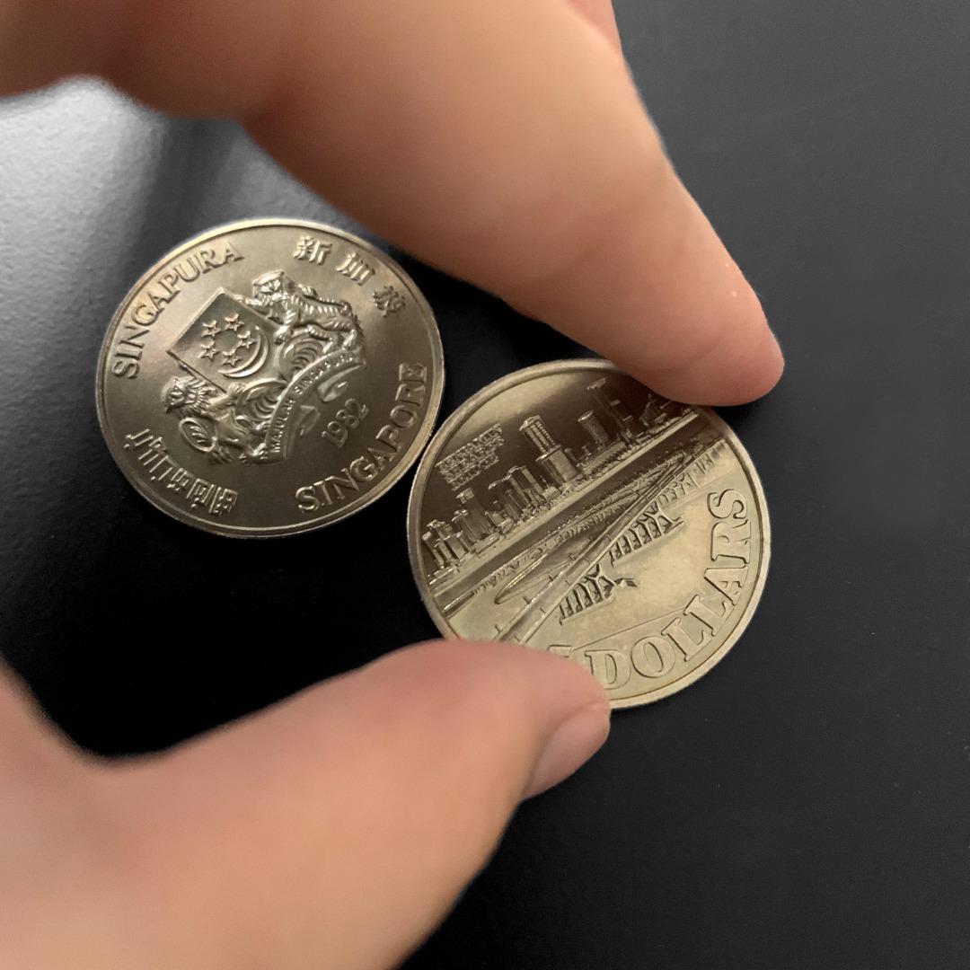 1982 Singapore Coin Benjamin Sheares Bridge $5, Hobbies & Toys ...