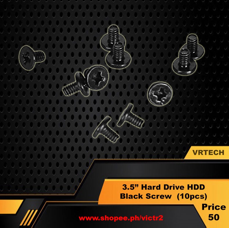 3.5” Hard Drive HDD SSD Tray Computer Chassis Hard Disk Black Screw For ...