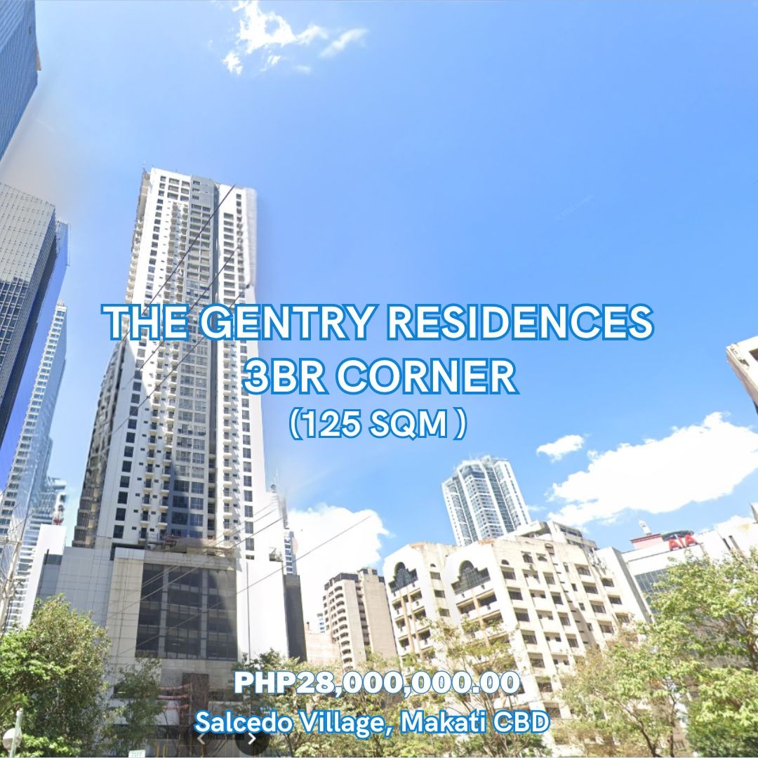 3BR The Gentry Residences by Ayala Land in Salcedo Makati City ...
