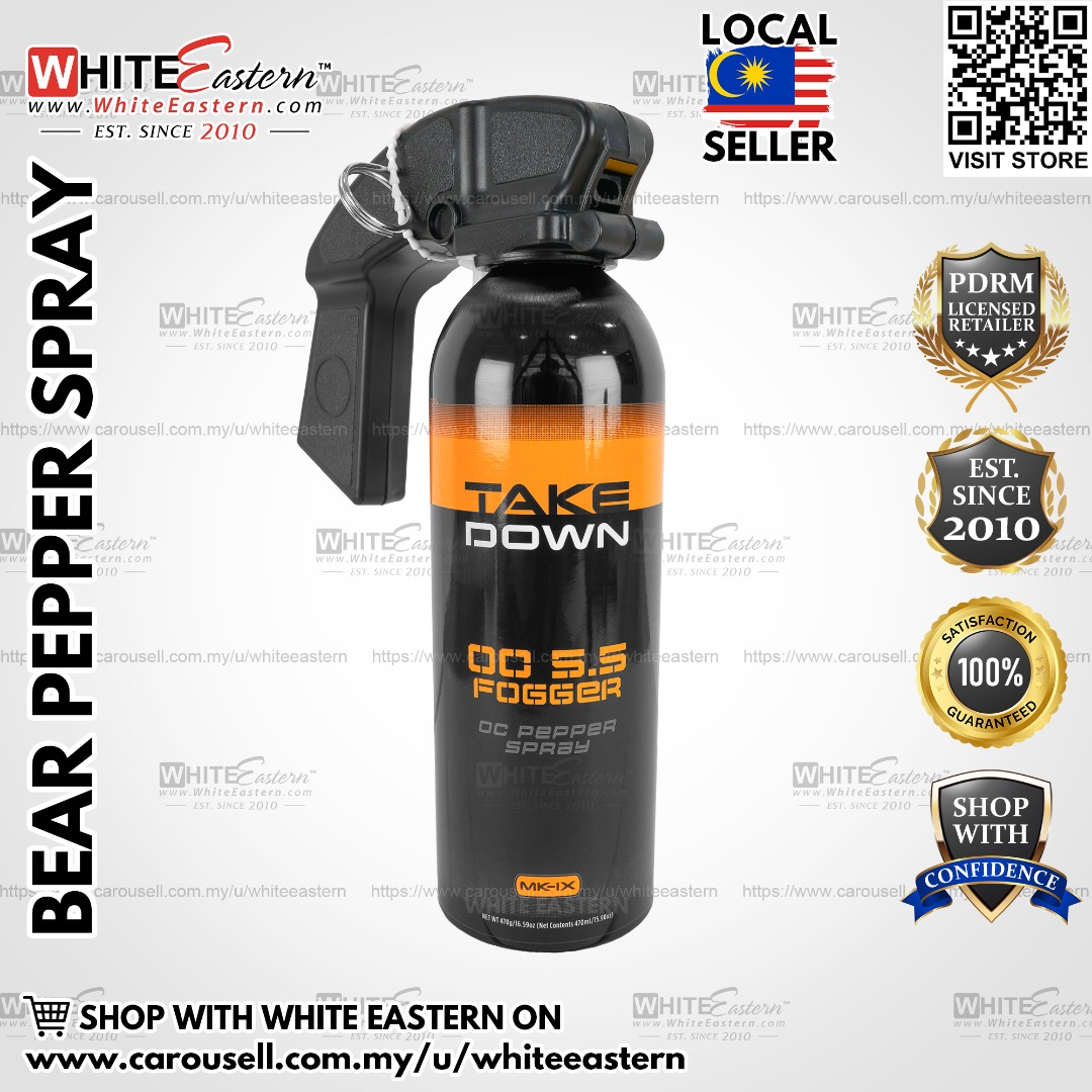 470ml Bear Spray Self Defense Police Army Tactical Equipment Home ...