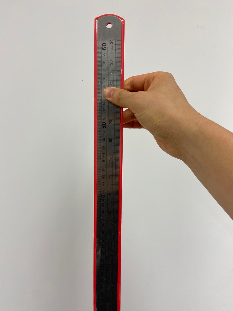 全新不鏽鋼鐵尺60 cm ruler, 興趣及遊戲, 書本 & 文具, 雜誌及其他 - Carousell