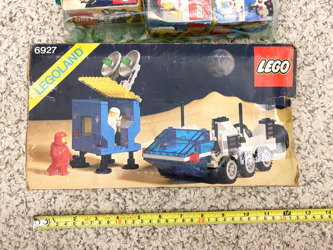中古 1981年 絕版 LEGO LEGOLAND 6927 (有盒+ 廣告紙 + 說明書) Space Classic All ...