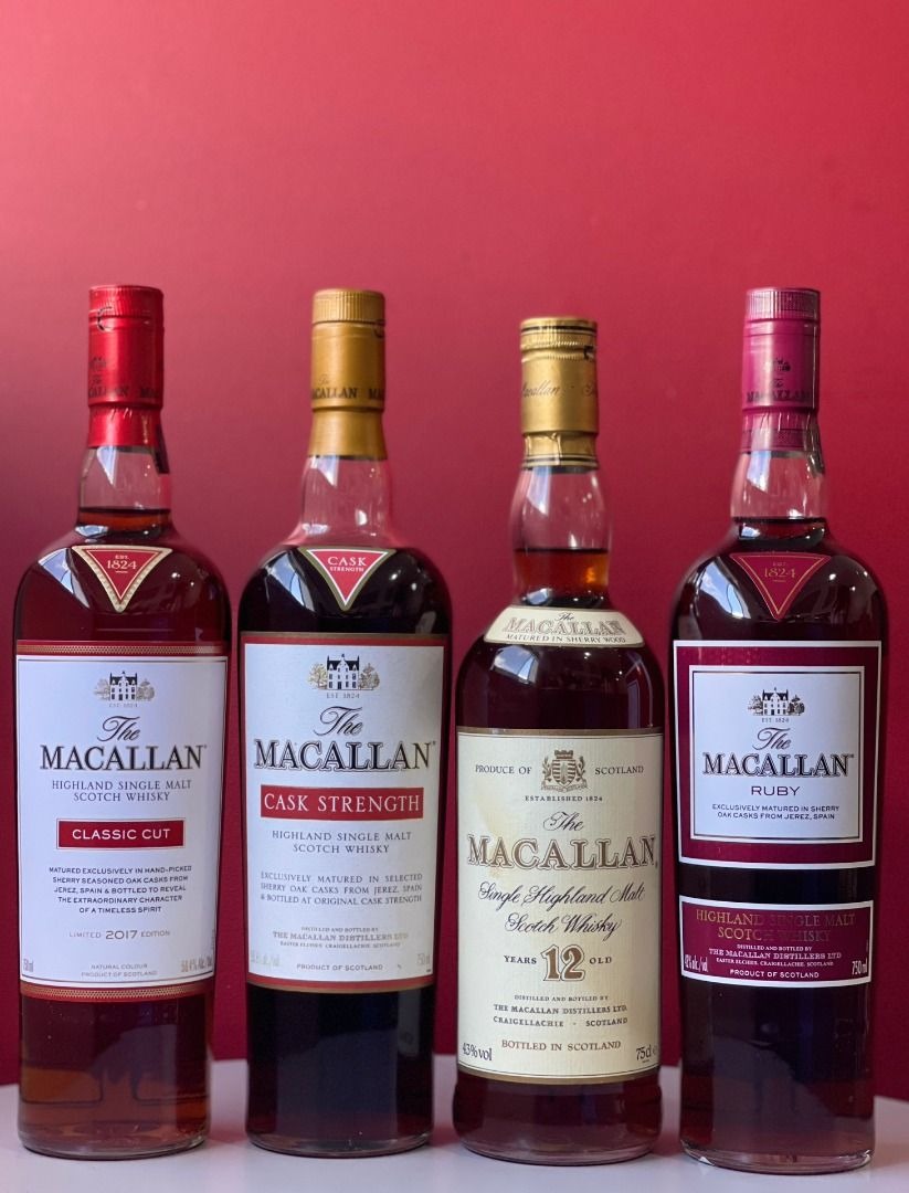 上門回收麥卡倫 Macallan 麥卡倫12年 圓瓶 麥卡倫 Classic Cut, 嘢食 & 嘢飲, 酒精飲料 - Carousell