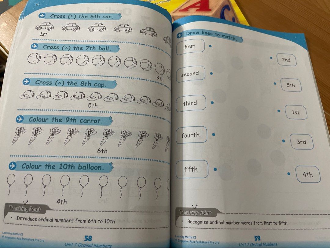 ( total 4 books) SAP learning English learning maths kindergarten ...