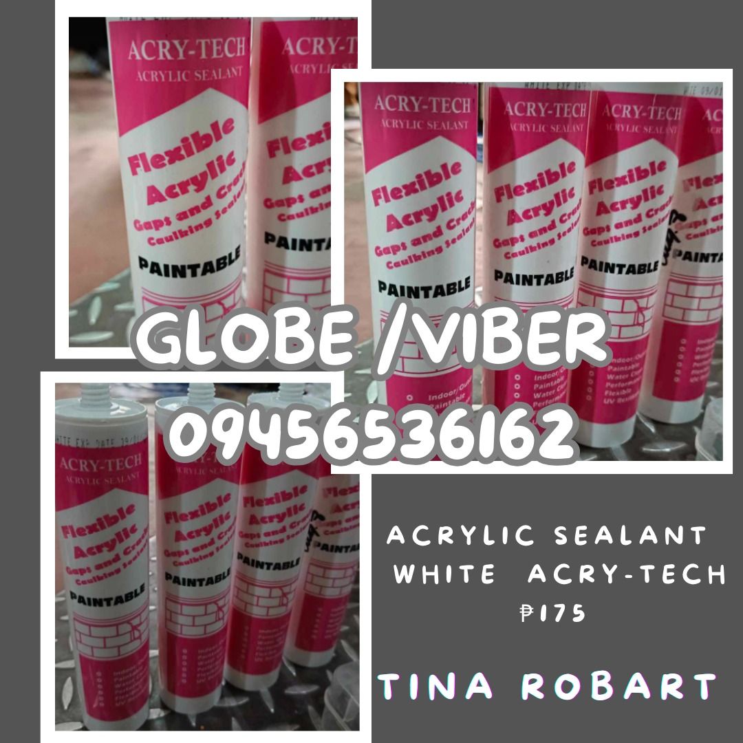Acrylic Sealant White Acry-Tech, Commercial & Industrial, Construction & Building Materials on ...