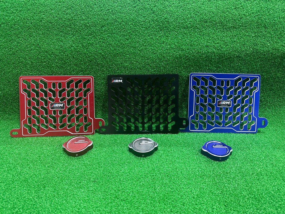 Aerox | Nmax ARM Radiator Cover, Motorcycles, Motorcycle Accessories on ...