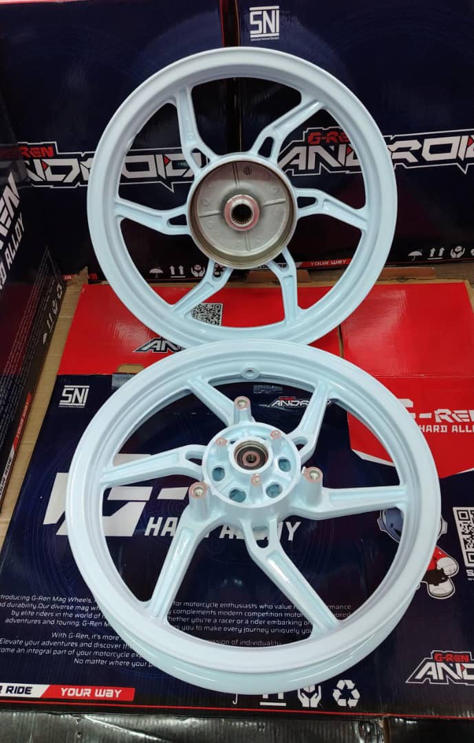 AEROX G-Ren Rim, Motorcycles, Motorcycle Accessories on Carousell