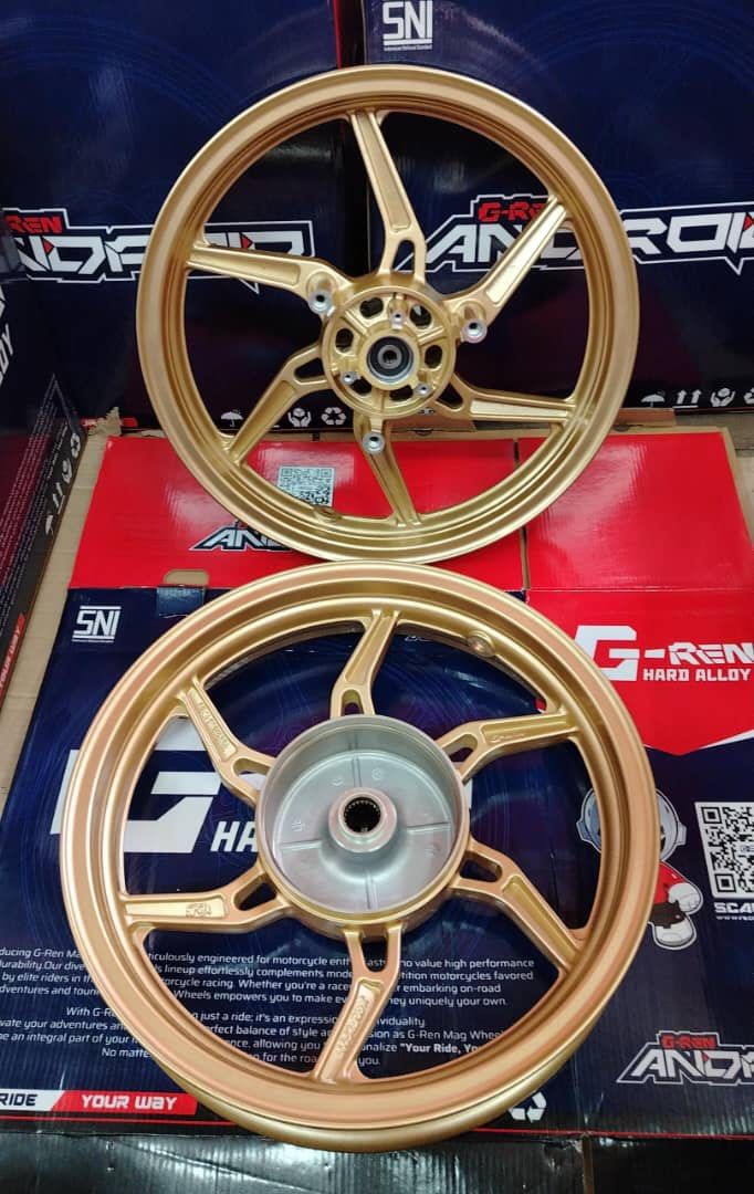 AEROX G-Ren Rim, Motorcycles, Motorcycle Accessories on Carousell