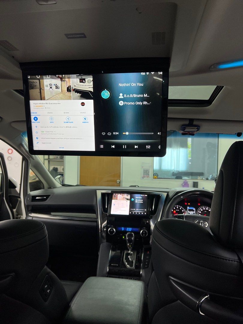 Android player / roof monitor 15.5inch /alphard roof monitor/vellfire ...