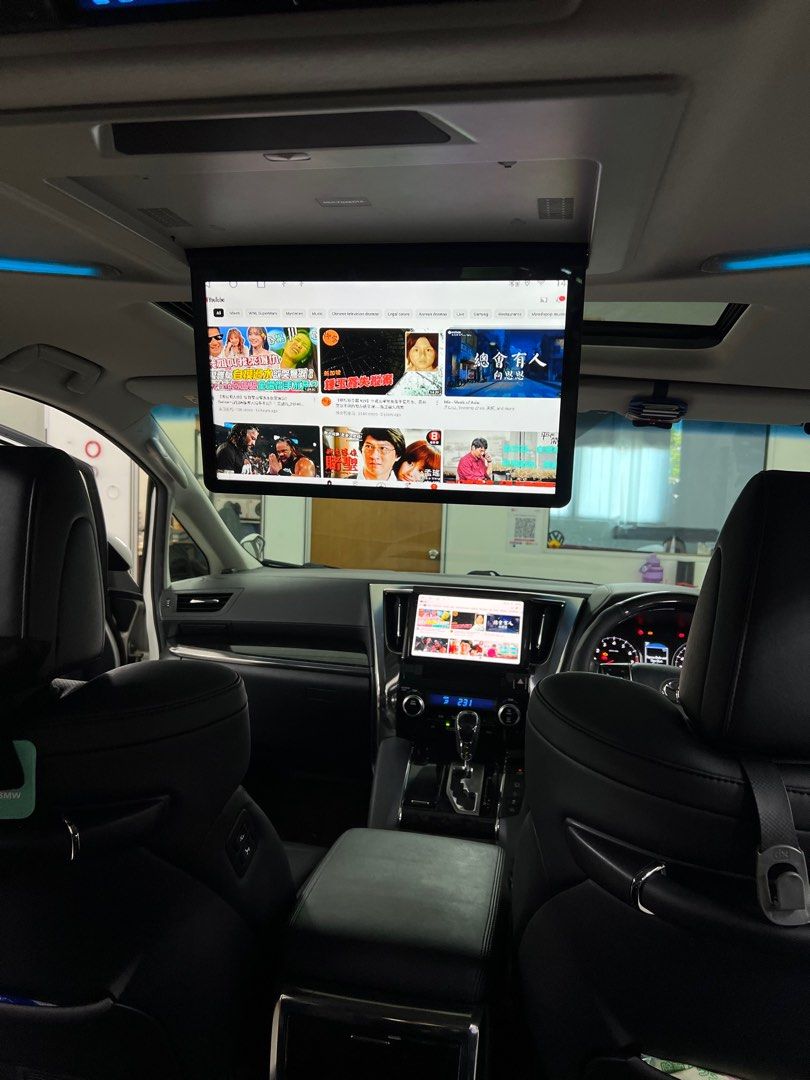 Android player / roof monitor 15.5inch /alphard roof monitor/vellfire ...