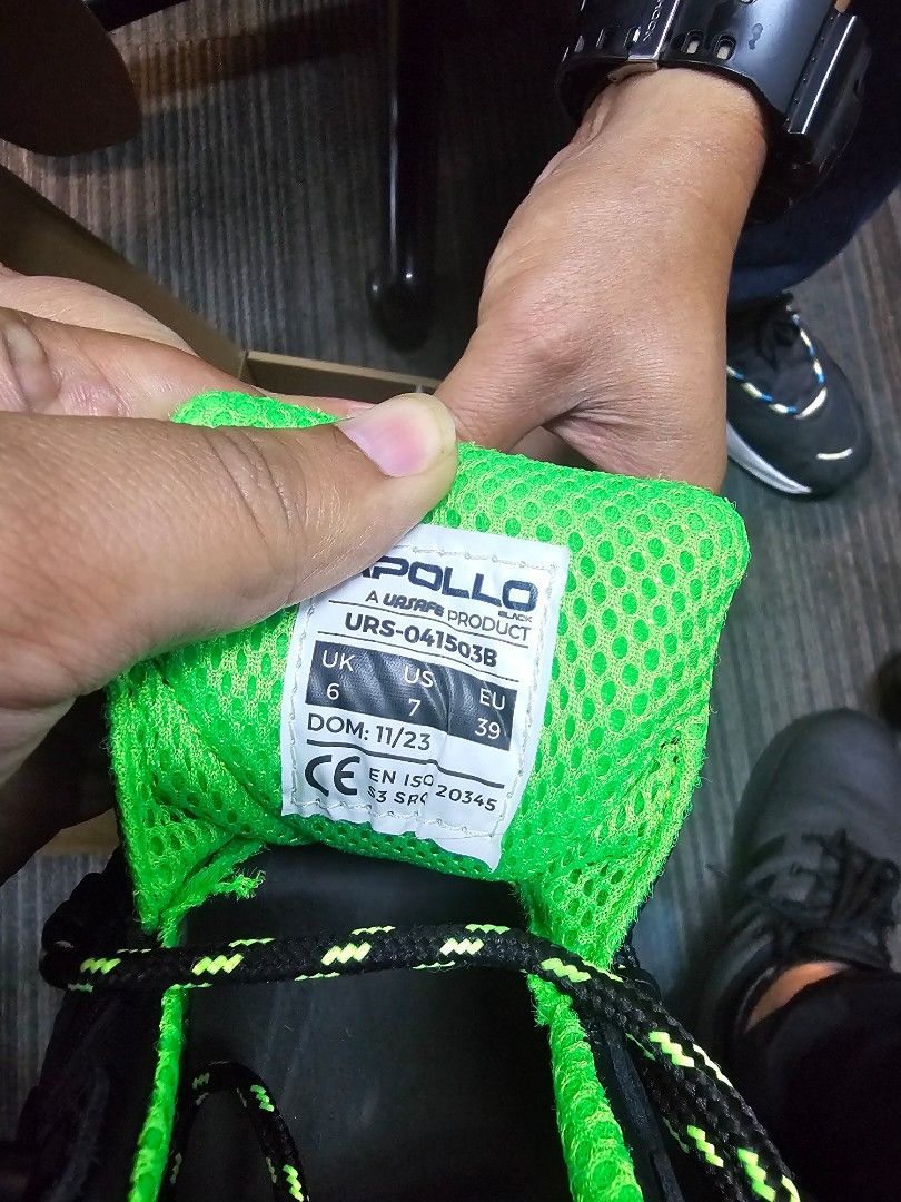 Apollo safety shoes, Men's Fashion, Footwear, Boots on Carousell