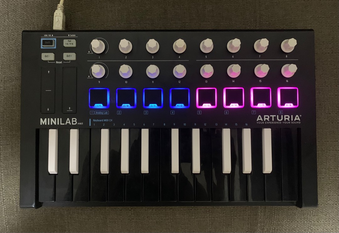 ARTURIA MINILAB MKII INVERTED, Hobbies & Toys, Music & Media, Musical ...