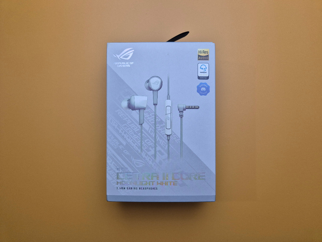 Asus ROG Cetra 2 Core Moonlight White Wired Gaming Earphones Original ...