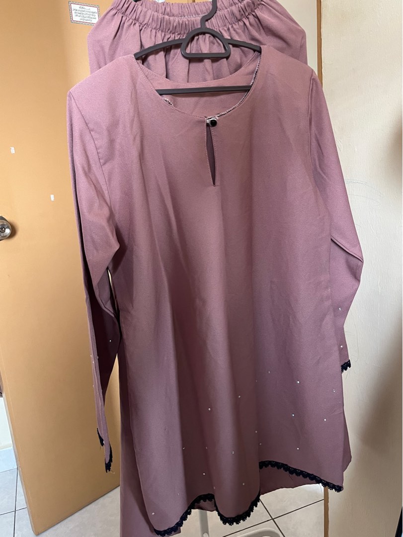 baju kurung biasa, Women's Fashion, Dresses & Sets, Traditional ...