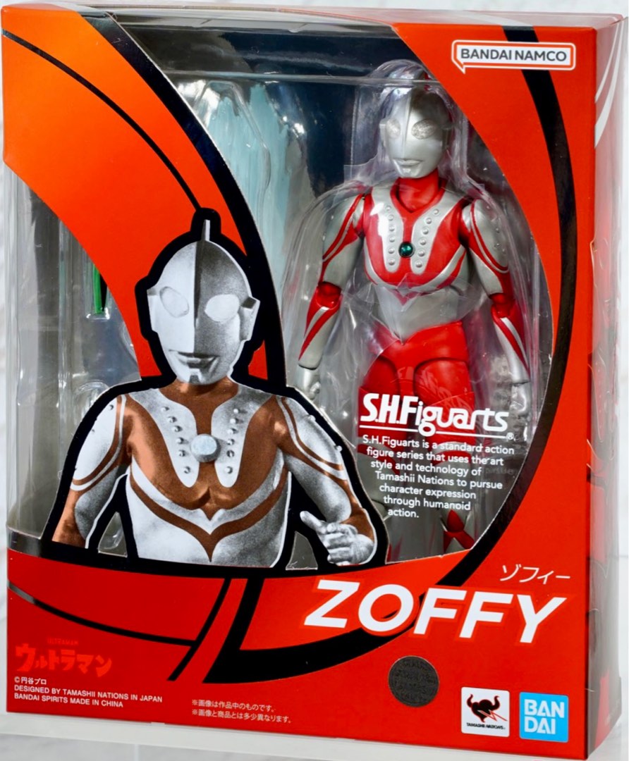 Bandai SHF S.H.Figuarts Ultraman Zoffy Reissue 超人佐菲 (2024版) 行版 靚盒, 興趣及遊戲, 玩具 & 遊戲類 - Carousell