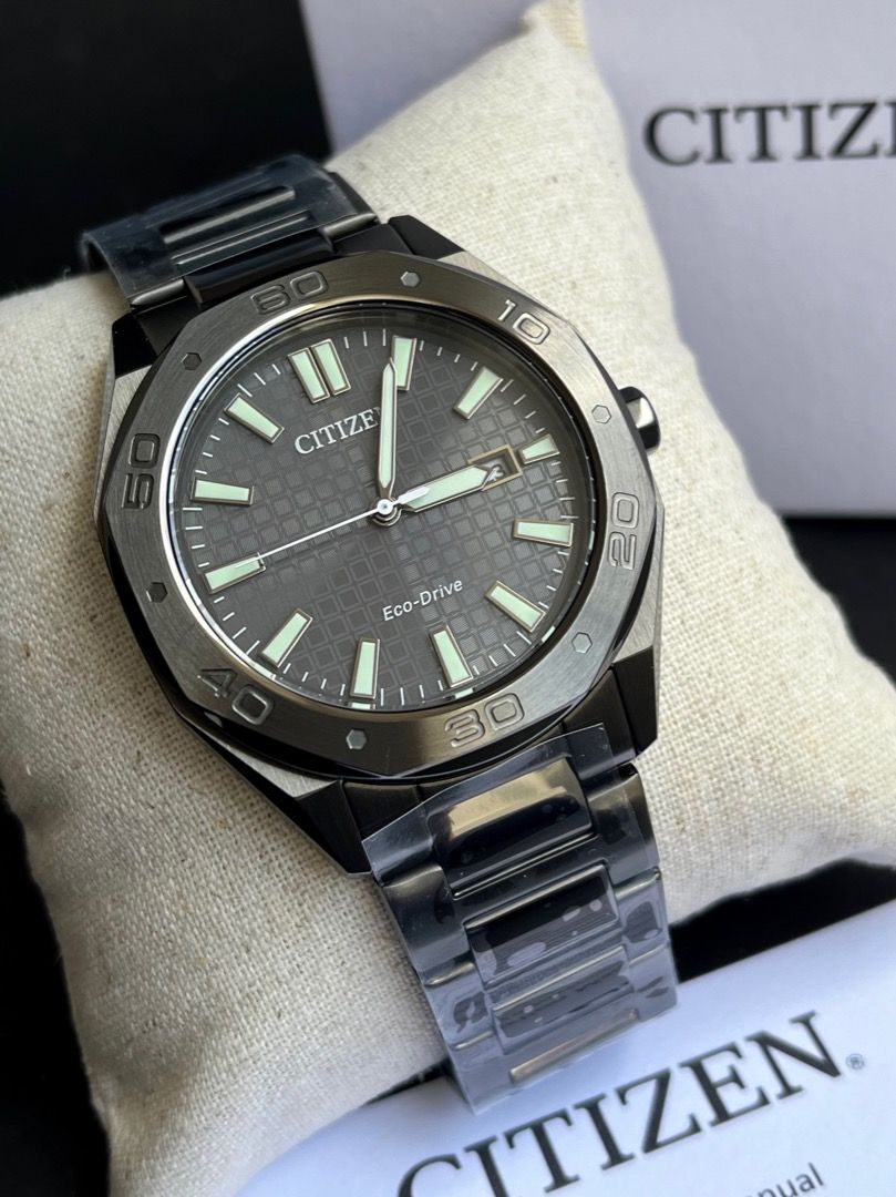 BNEW AUTHENTIC! Citizen Eco-Drive Watch BM7637-81H Weekender Grey Dial ...