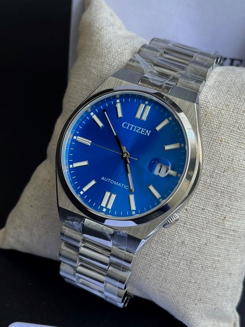 BNEW AUTHENTIC! Citizen x Pantone Watch NJ0158-89L Tsuyosa Glowing Blue ...
