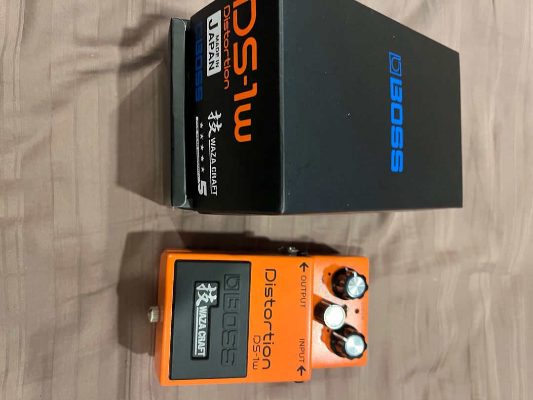 BOSS DS-1W waza craft distortion guitar pedal ds1 ds1w, Hobbies & Toys ...