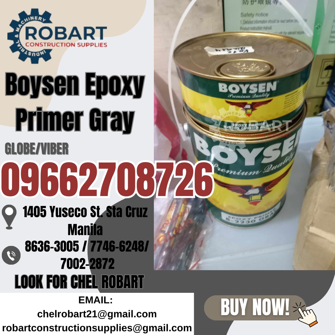BOYSEN EPOXY PRIMER GRAY, Commercial & Industrial, Construction Tools ...