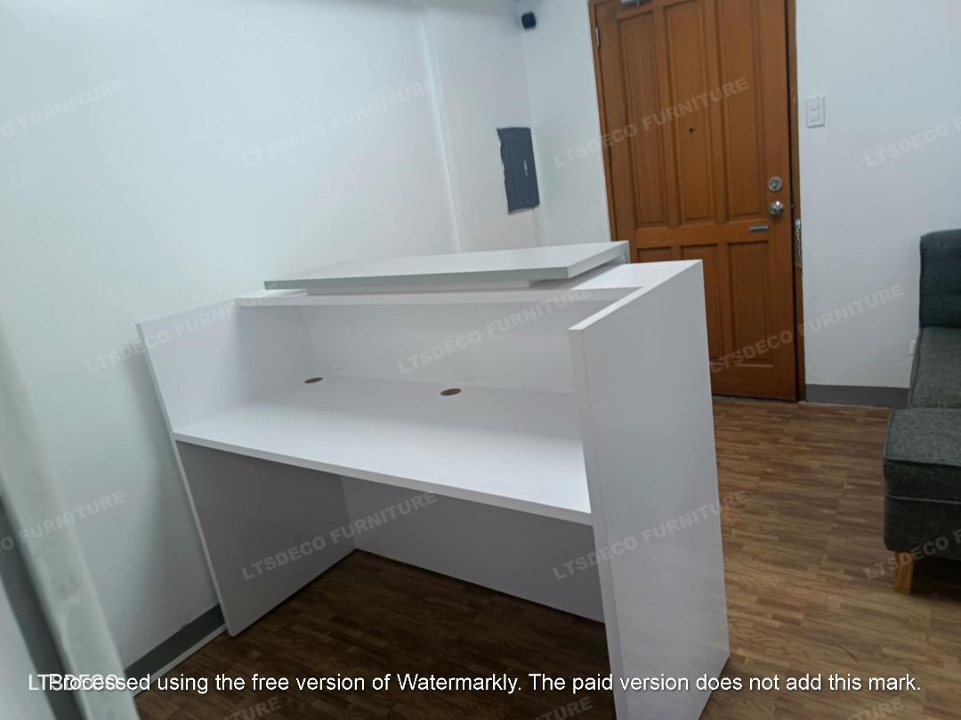 brand new reception counter table | office furniture and partition ...