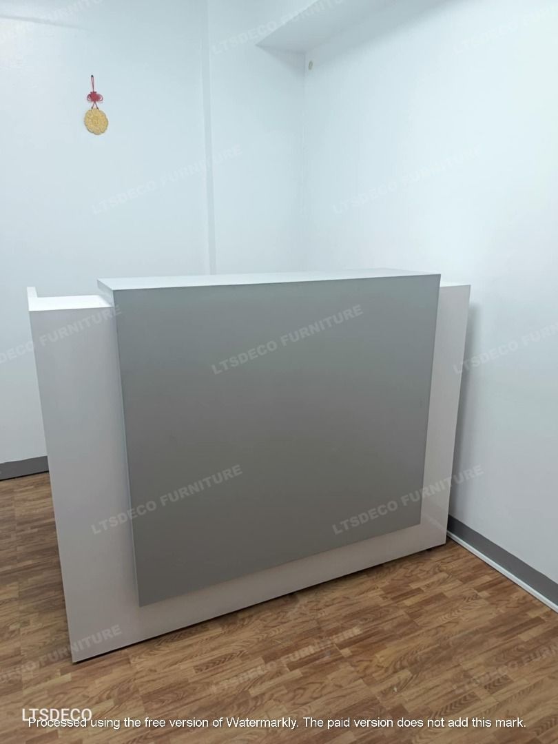 brand new reception counter table | office furniture and partition ...