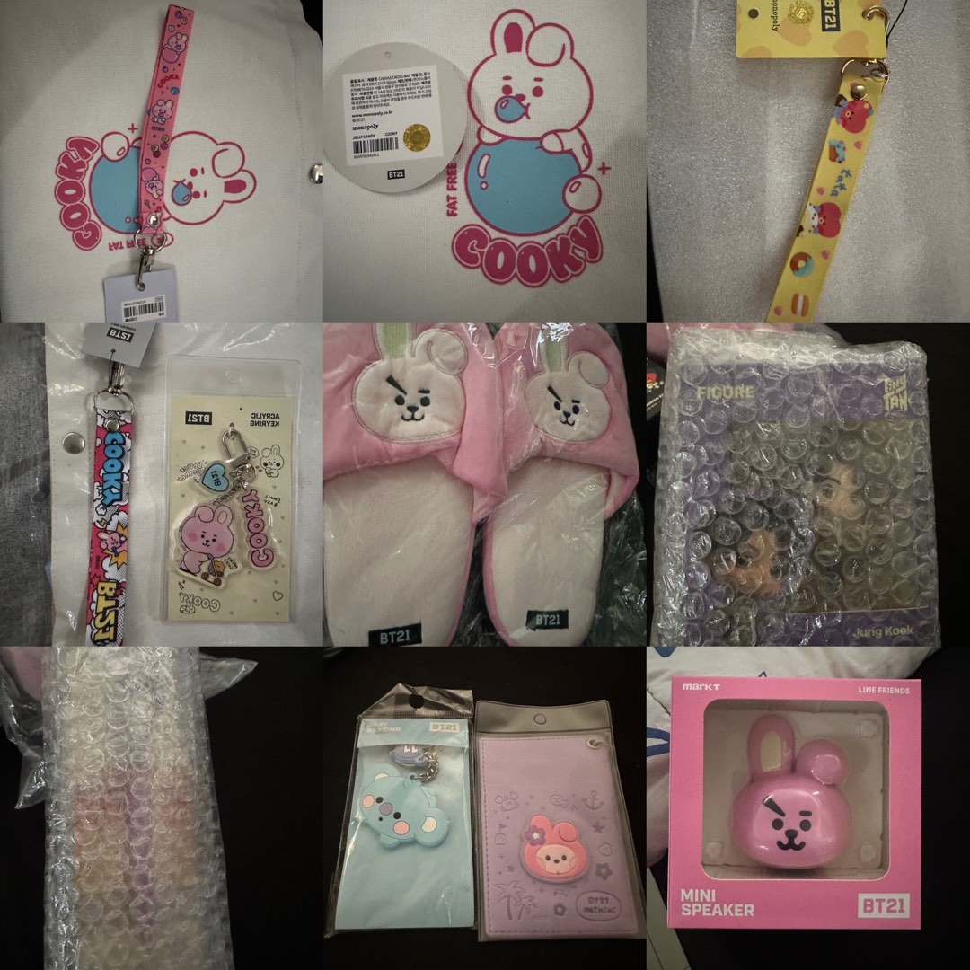 Bt21 and Tinytan Merch (Cooky/JK), Hobbies & Toys, Memorabilia ...
