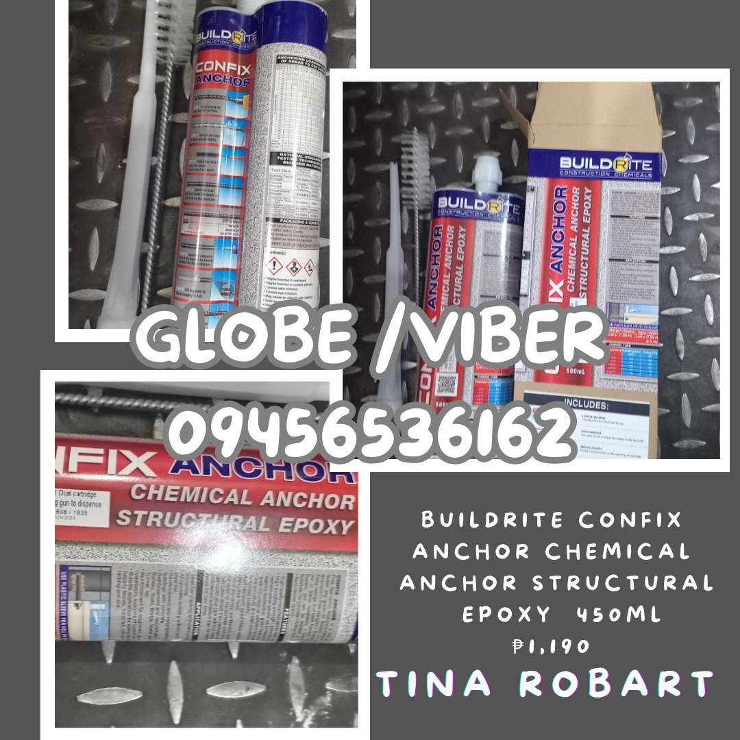 Buildrite Confix Anchor Chemical Anchor Structural Epoxy 450ml, Commercial & Industrial ...