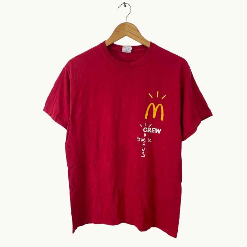 Cactus Jack Travis Scott x Mcdo Shirt, Men's Fashion, Tops & Sets ...