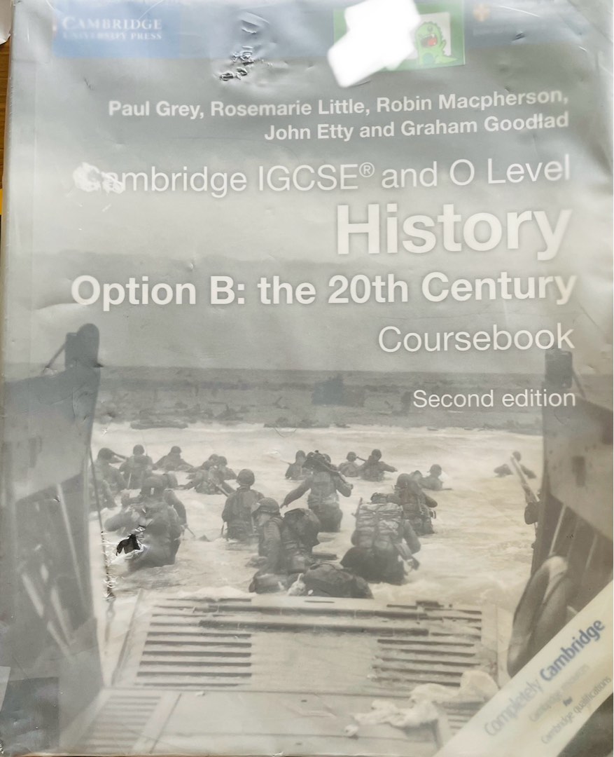 Cambridge IGCSE & O Level History Option B: The 20th Century Coursebook ...