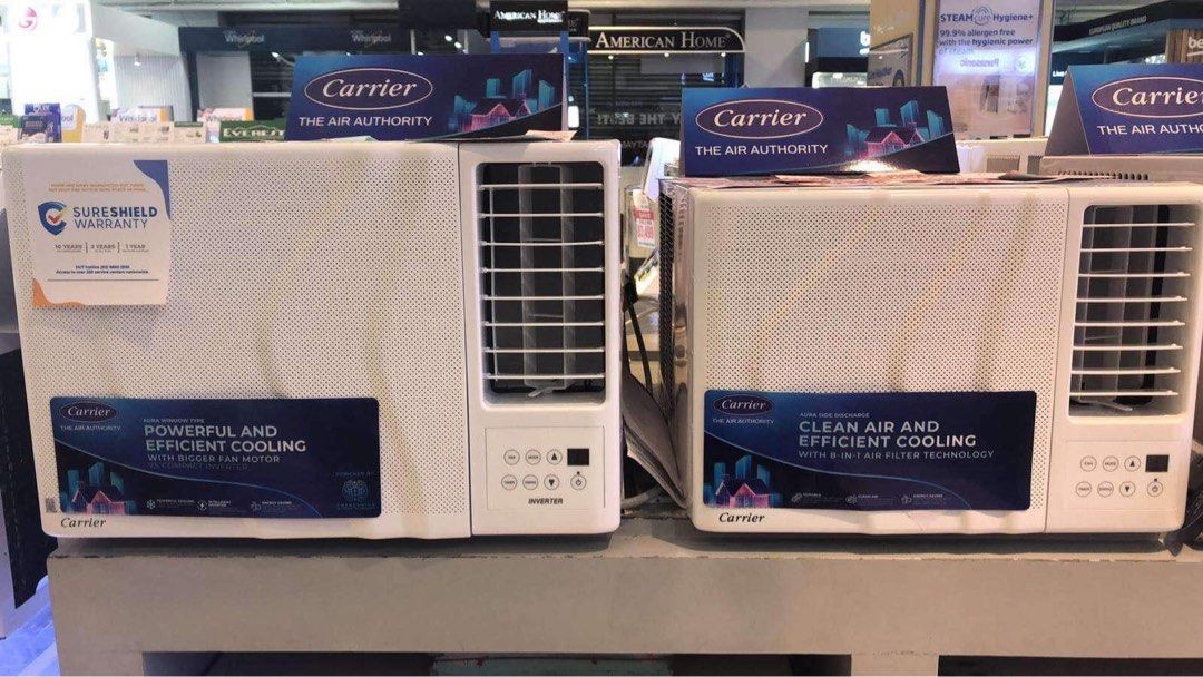 CARRIER WINDOW TYPE AIRCON, TV & Home Appliances, Air Conditioning and ...