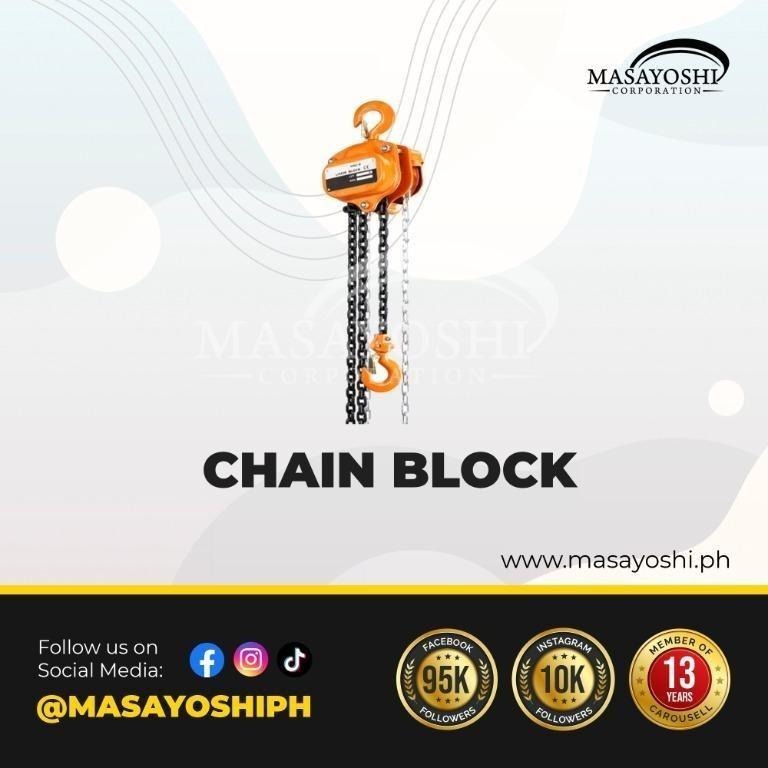 Chain Block Heavy Duty 1.5T x 3M | Lifting | Industrial Supplies ...