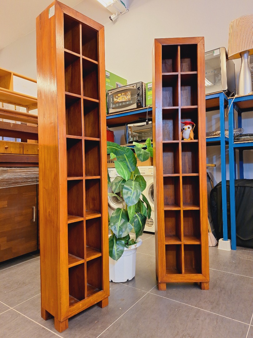 Classic Solid Oak Wooden Tower Display Unit | Unit Paparan Menara Kayu ...