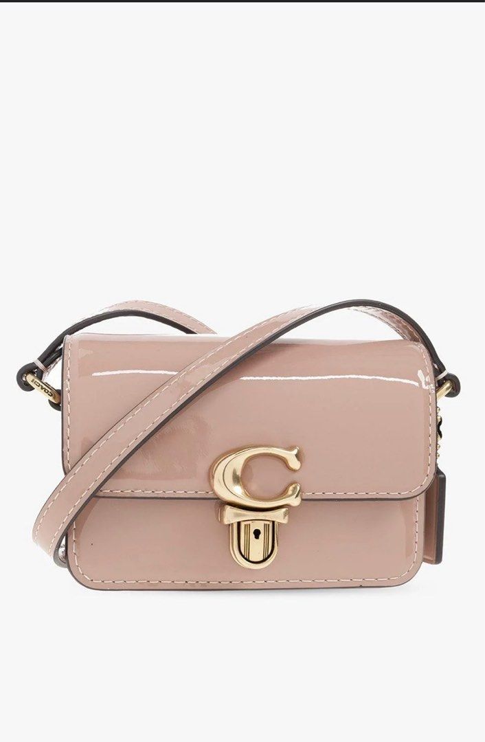 COACH MINI STUDIO 12 PATENT LEATHER, Women's Fashion, Bags & Wallets ...