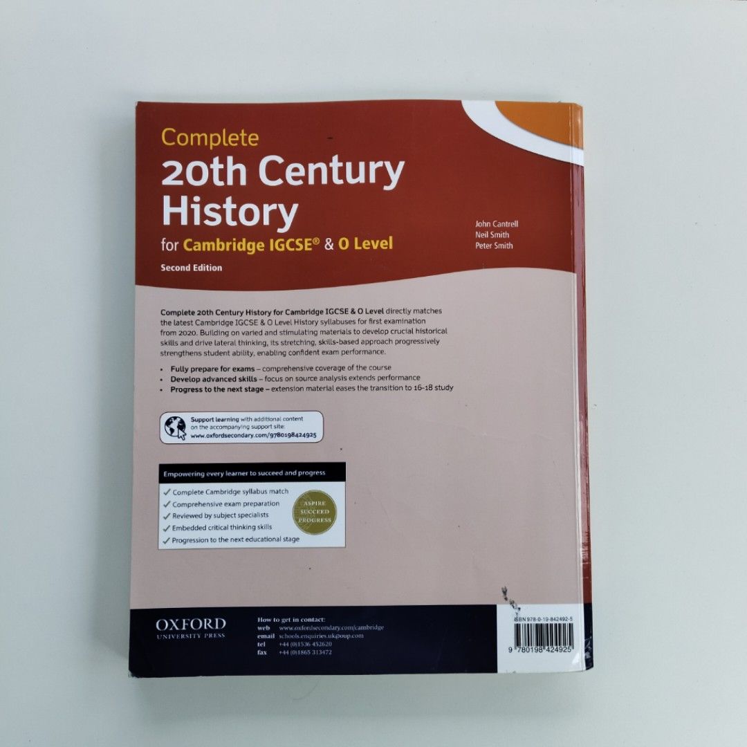 Complete 20th Century History for Cambridge IGCSE & O Level, Hobbies ...
