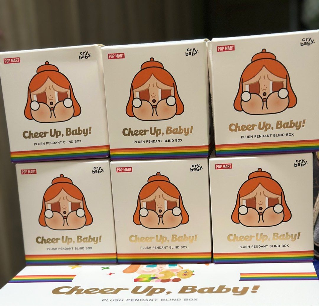 Crybaby Cheer Up, Baby! POPMART, Hobbies & Toys, Toys & Games on Carousell