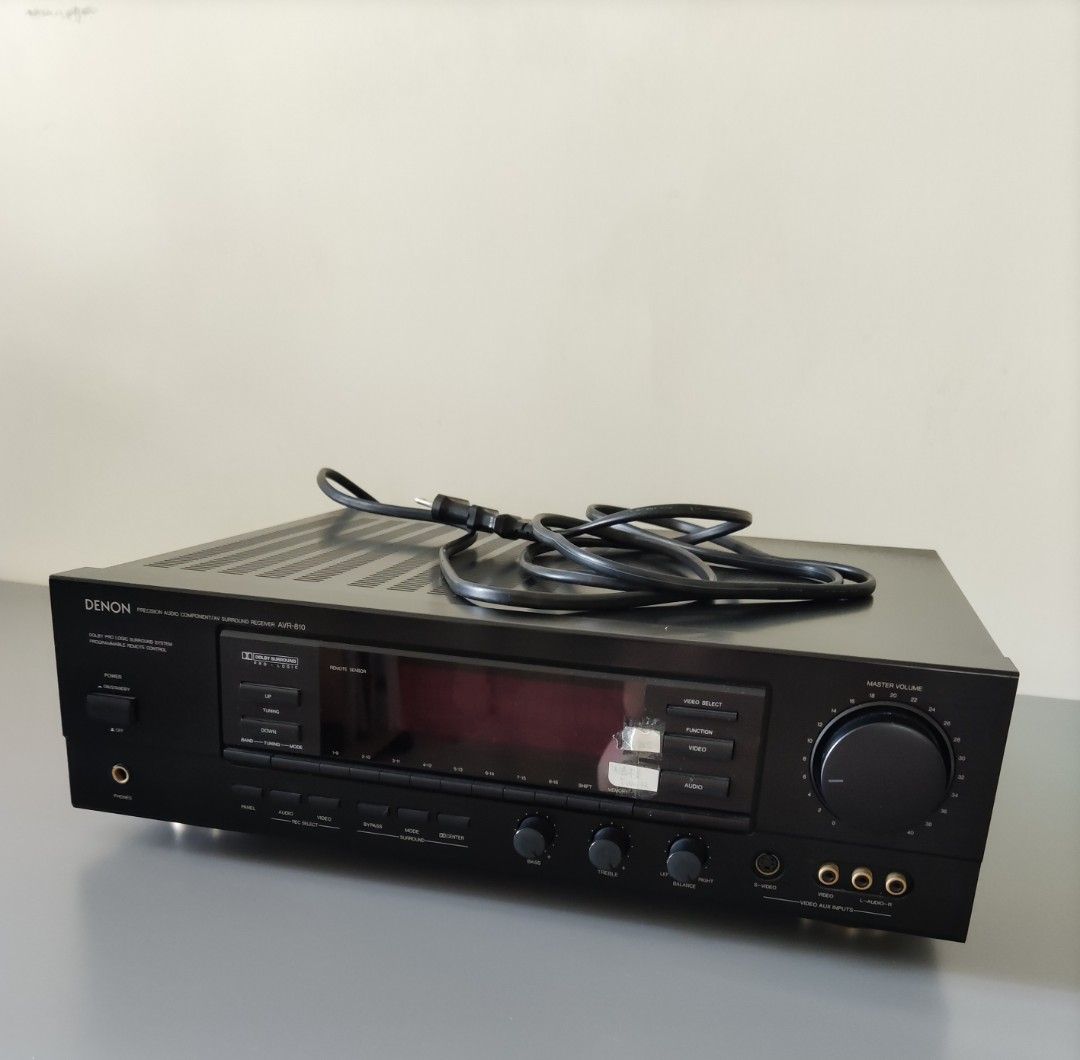 Denon 天龍 擴音機 AVR-810 AV Receiver Surround Amplifier 5.1 有 Phone in 播黑膠 ...