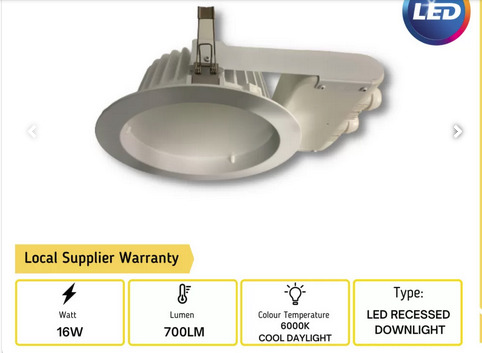 Dimmable Optiled LED 16w White light, Furniture & Home Living, Lighting ...