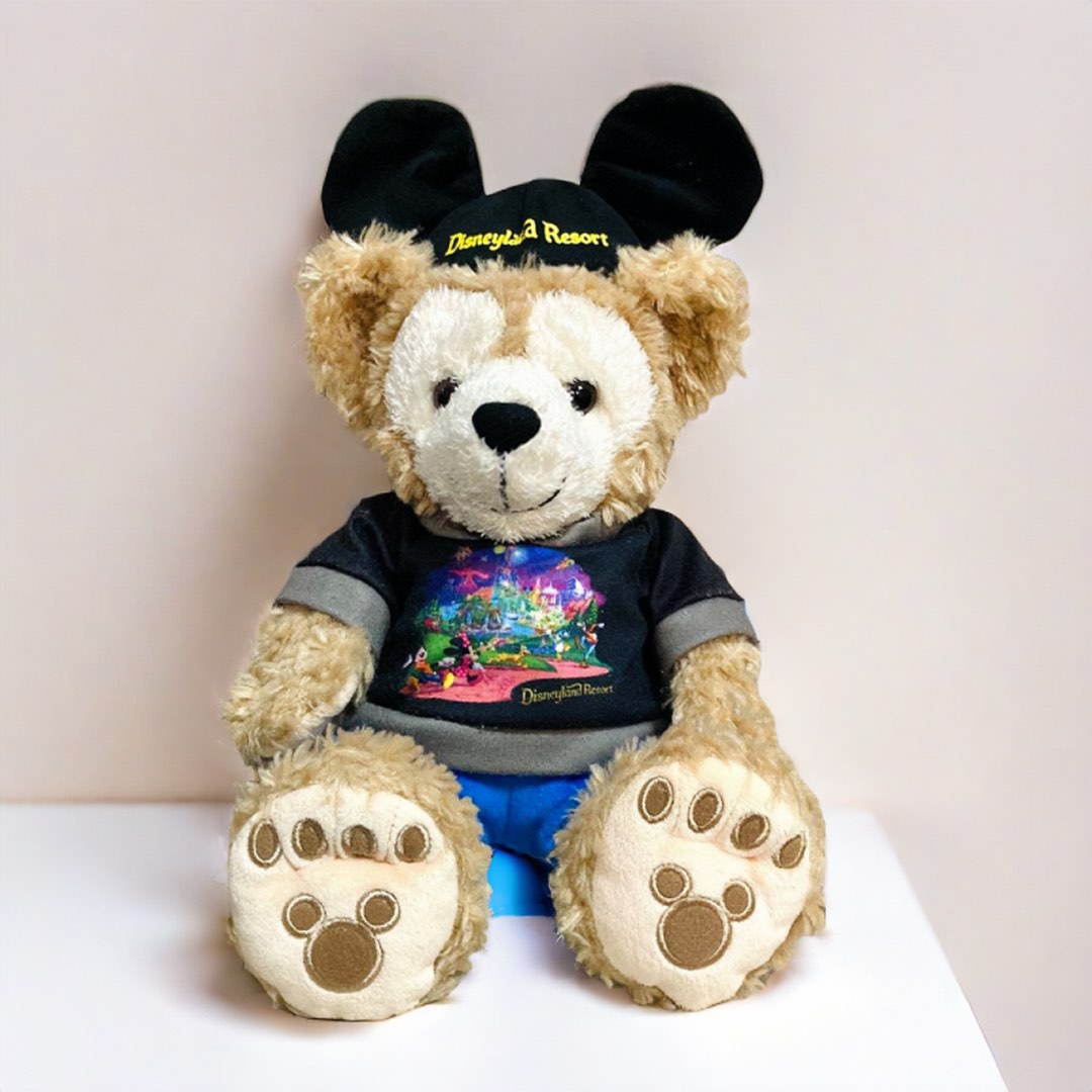 Disneyland Parks Duffy Bear Plush Hidden Mickey With Mouse Ears Shorts ...