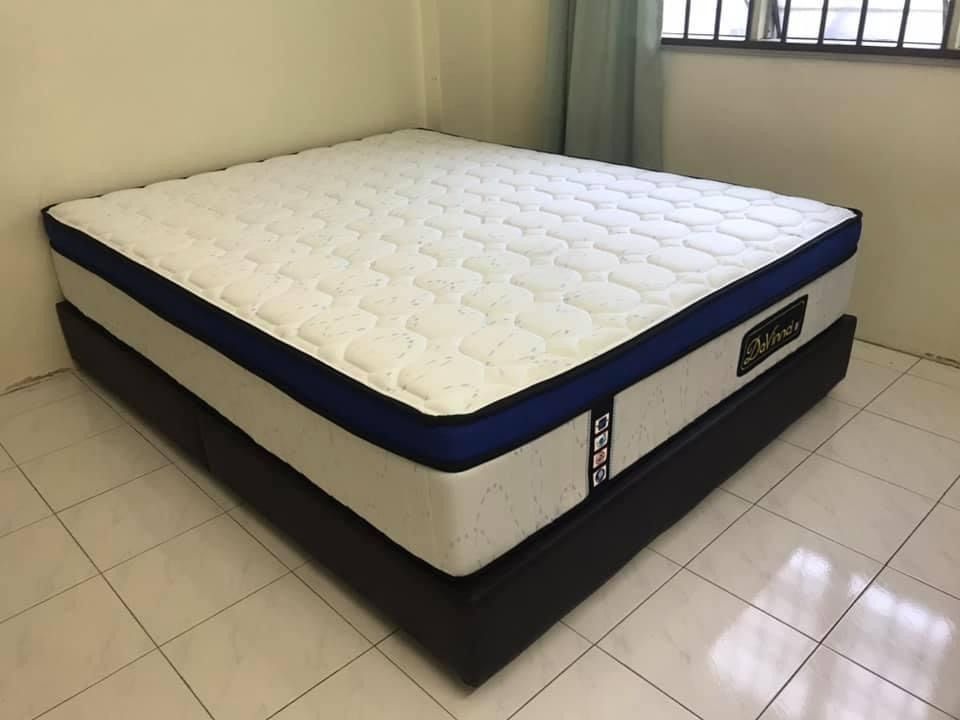 Divan Bed Katil Queen Base PVC Bed, Furniture & Home Living, Furniture ...