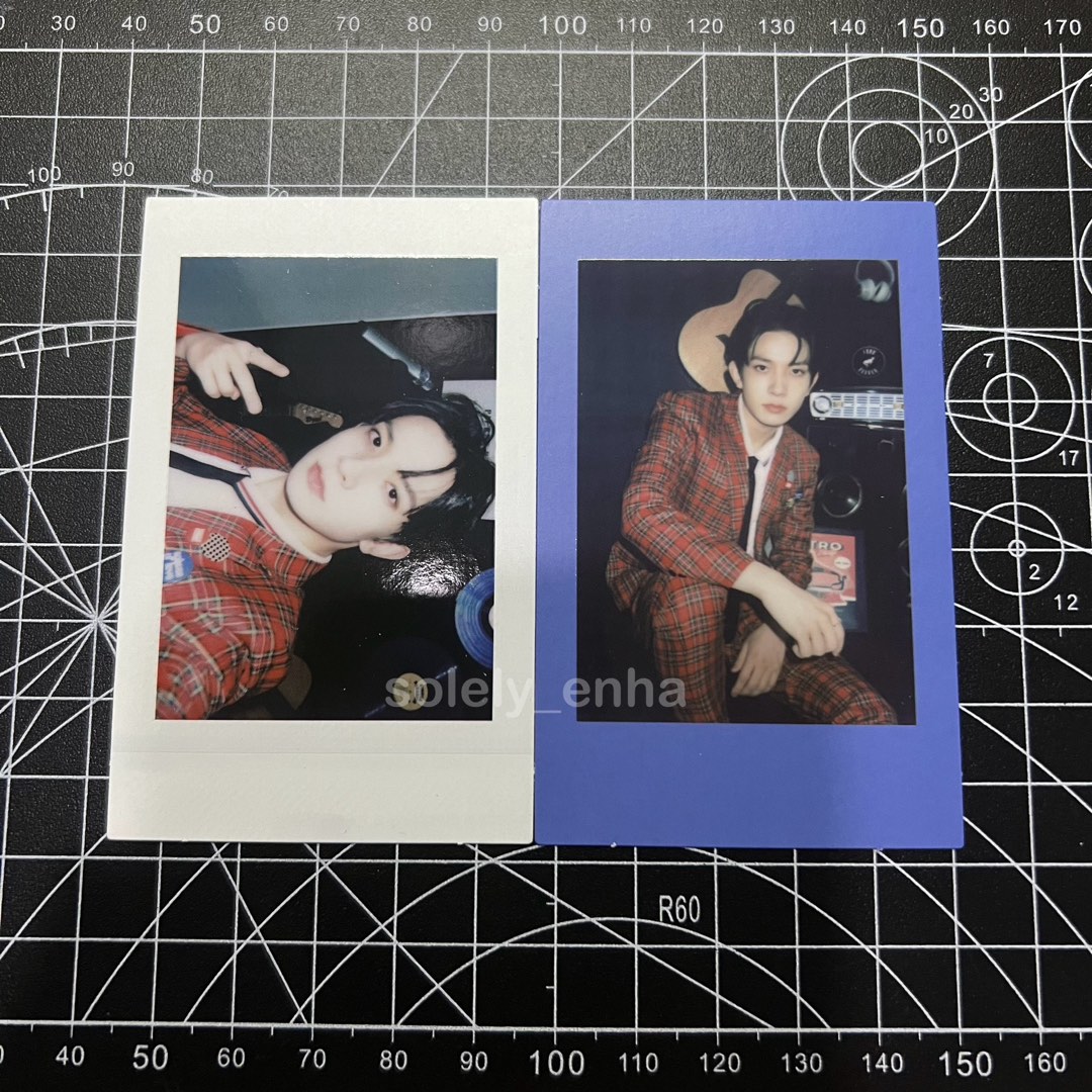 ENHYPEN [HEESEUNG] GGU GGU PACKAGE 2023 OFFICIAL POLAROID SET, Hobbies ...