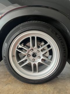 Original Enkei AP racing rims & tyres, Car Accessories, Tyres & Rims on ...