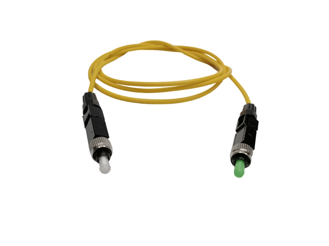 FIBER OPTIC PATCH CORD CABLE FC-UPC to APC SINGLE MODE, QUICK CONNECT ...