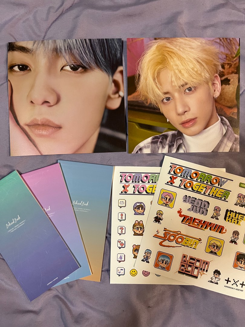 [FREE OFFICIAL ITEMS] TXT MINISODE 1: BLUE HOUR BEHIND BOOK POSTCARD ...