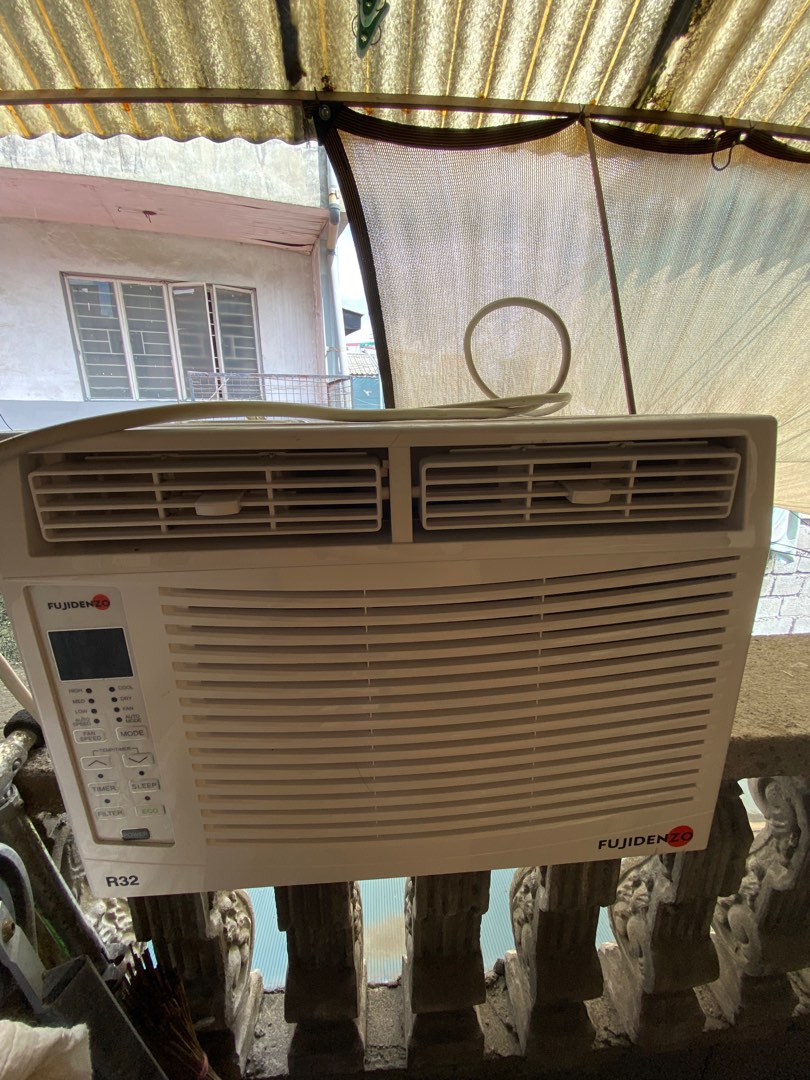 Fujidenzo .6hp window type inverter grade, TV & Home Appliances, Air ...