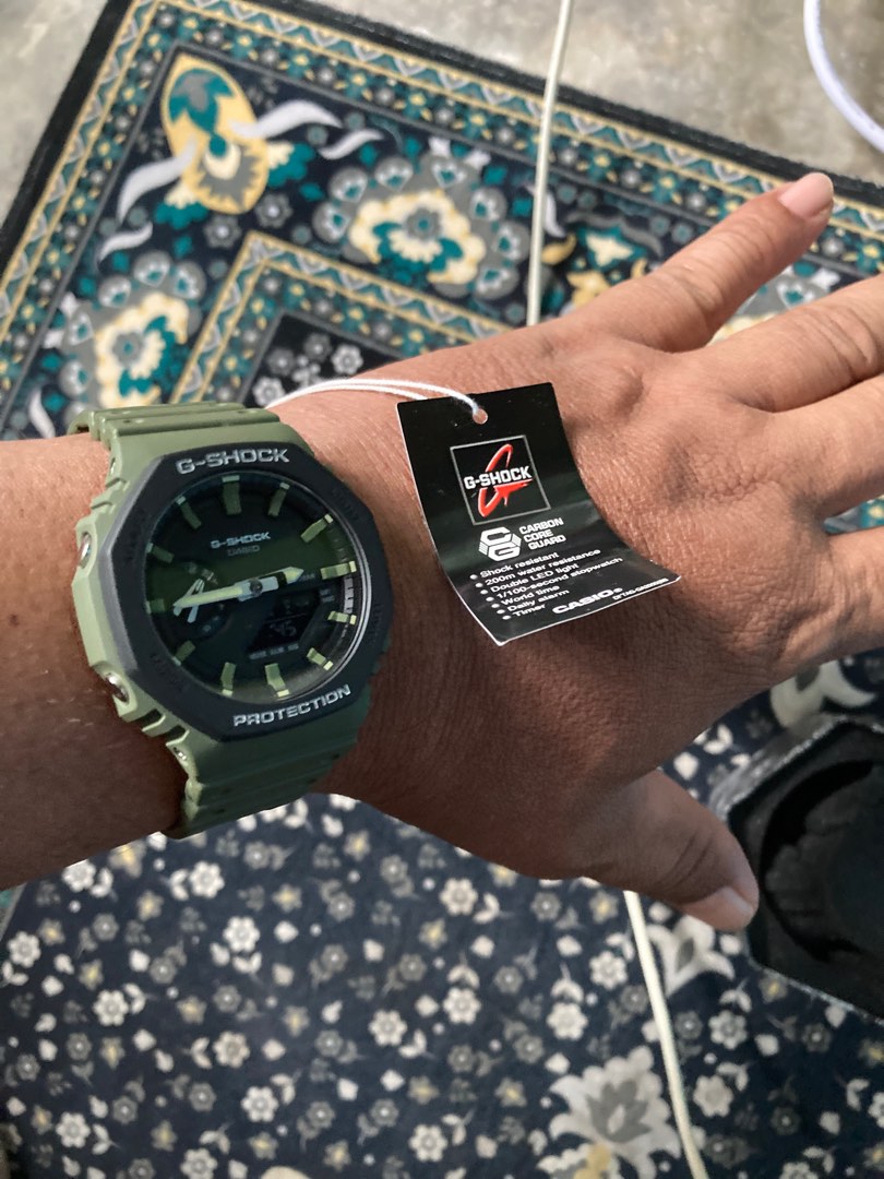G Shock TMJ green army, Men's Fashion, Watches & Accessories, Watches ...