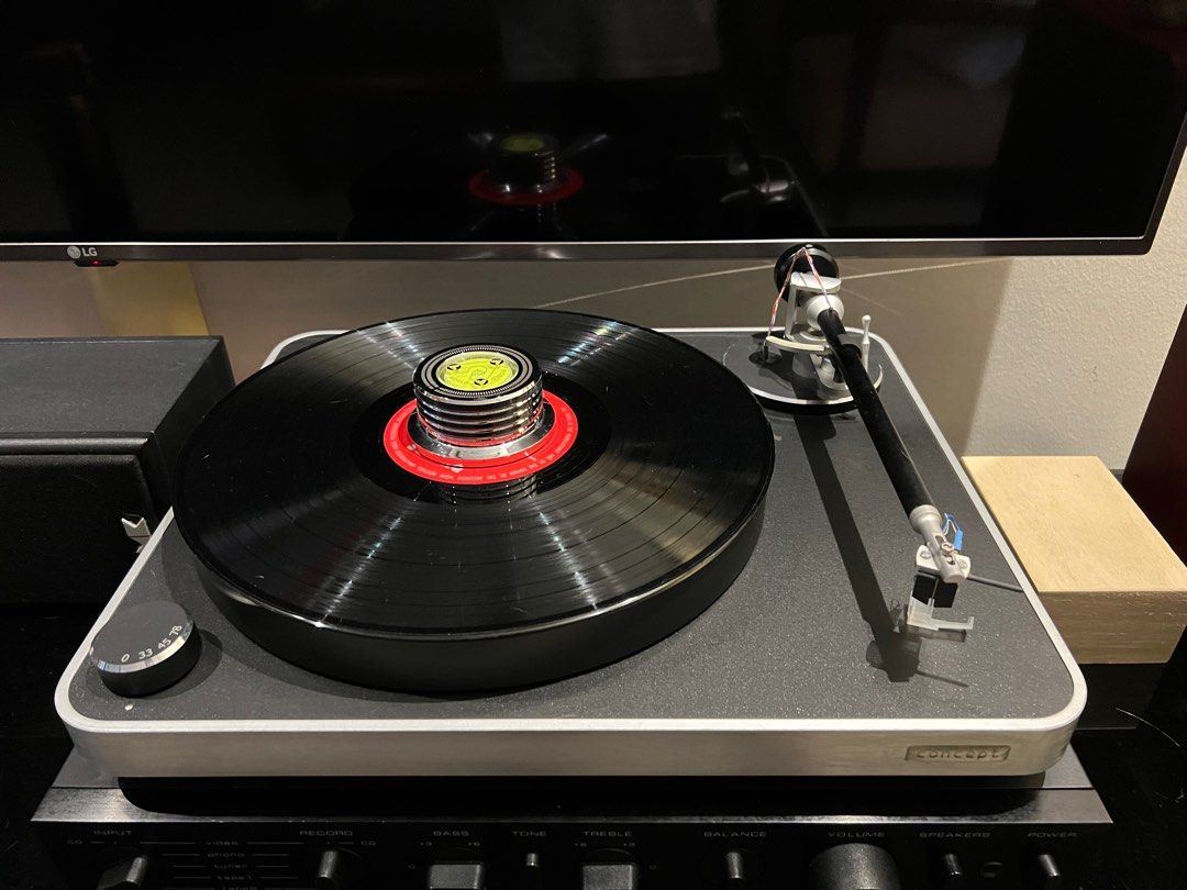 ClearAudio High End turntable Concept 3 Speed Belt drive Denon DL 103R ...
